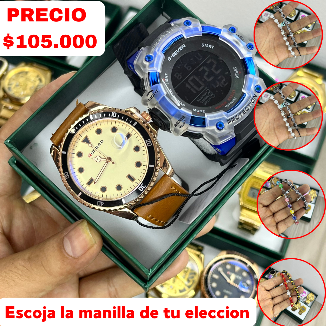 PROMOCION DE FORRAD Y G-SEVEN 2X1 – RELOJES JJ